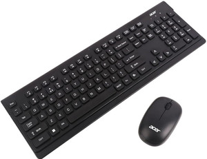 Acer Keyboard & Mouse Combo with Attractive Durable Design Wireless Standard Multi-device ...