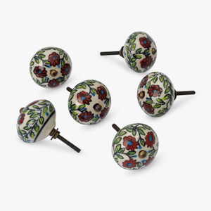 CASA DECOR Botanical Garden Ceramic Knobs Ceramic Cabinet/Drawer Handle Price in India - Buy ...