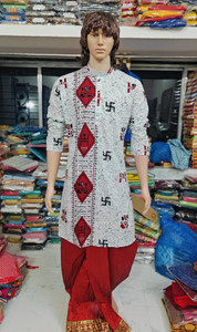 MAYER ASHIRBAD Men Printed Ethnic Dress Kurta - Buy MAYER ASHIRBAD Men ...