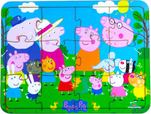 Clayoplay Peppa Pig Jigsaw Puzzle For Kids, Education Games, Preschool ...