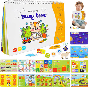 Climberty Interactive Montessori Busy Book with Engaging Thematic ...