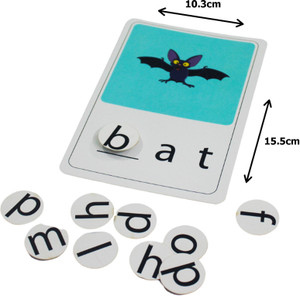 wonderLearn 3 letter CVC word flash cards Educational Board Games - 3 ...