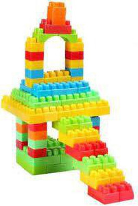 Tozzby Building Blocks with Wheels Toy Block Games for Kids Learning Toy Kids(60 Pcs) Price in ...