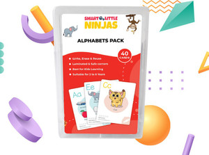 Smart Little Ninjas Activity Flash Cards for Children Aged 2-6 Yrs ...