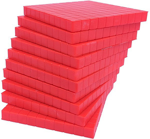 StepsToDo Base Ten Block Kit (140 Pieces) | Place Value Mat & Activity ...