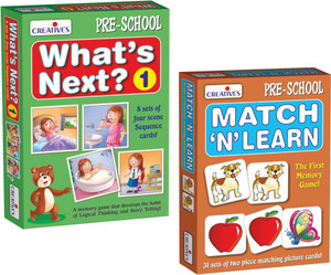 CREATIVE'S What's Next-I + Match N Learn - Early Learning Pack For Kids Price in India - Buy ...