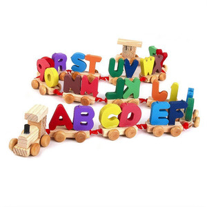 BRIKEN Wooden Train Toy, Alphabet Letters Train (A-Z) Price in India ...