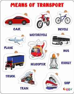 GIGGA MEANS OF TRANSPORT PUZZLE FOR KIDS|ACRYLIC|EDUCATIONAL LEARNING ...