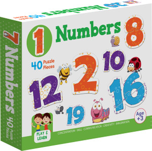 HELLO FRIEND Learn Numbers 1 to 20 with 40 Jigsaw Puzzle Pieces Price ...