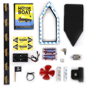 Be Cre8v STEM Based Motor Boat Educational DIY kit for Kids Over 4 ...