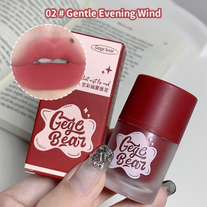 DAIMANPU Gege Bear Art Velvet Mist Matte Lip Mud Long Last Korean Style Cute Lip Gloss - Price ...
