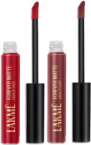 Lakmé Forever Matte Liquid Lip Colour|Red Revival + Nude Dream - Price in India, Buy Lakmé ...