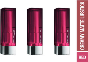 Maybelline New York Color Sensational Creamy Matte Lipstick Mesmerizing Magenta G Pack