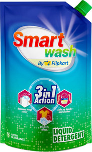 Smart Wash by Flipkart 3 IN 1 Action Fresh Liquid Detergent Price in India - Buy Smart Wash by ...