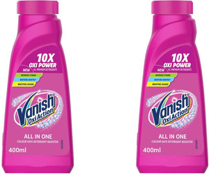 Vanish 10x oxi action 400 ml X 2 Multi-Fragrance Liquid Detergent Price in India - Buy Vanish ...