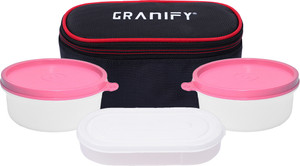 Flipkart.com | Granify Leak and Lock container airtight box And One Chapati Box 3 Containers ...