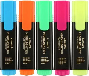 Flipkart.com | Omkara Highlighter - Multicolor - 1 packet in which five different colors ...