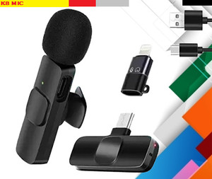 Bydye B1714_K8 MAX WIRELESS VLOGGING COLLAR MIC BLACK (PACK OF 1) Cable Price in India - Buy ...