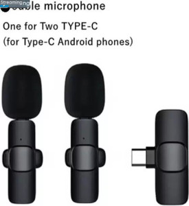 Bydye S959 Max K9 Dual Collar Mic IOS/Android Type C Mic Black(pack of 1) Microphone - Bydye ...