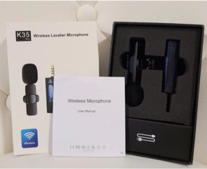 GUGGU CL-K35 Pro Wireless Lavalier Lapel Microphone Noise Cancelling Recording Mic Microphone ...