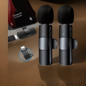 Clairbell A09_K9 Wireless Dual-Collar Microphone for iOS/Android - Type C Supported Microphone ...