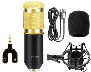 TechBlaze BM 800 Condenser Microphone, Sound Studio Recording Set, Radio Broadcasting ...