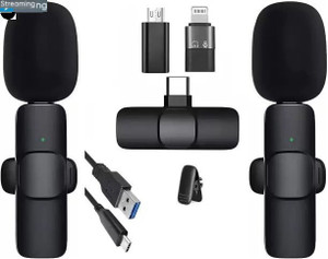 Stybits S997 Pro K9 Dual Collar Mic IOS/Android Type C Mic Black(pack of 1) Microphone - Stybits ...