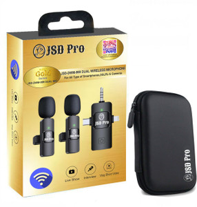JSD PRO JSD-DWM-999SG -All Types of Smartphone,Dslr & Camcorder Compatible Dual Wireless ...