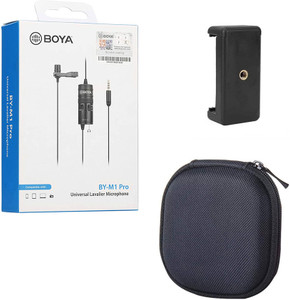 BOYA M1 Pro with Carrying Case and Mount2 Omnidirectional Condenser ...