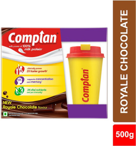 COMPLAN Nutrition Drink Powder for Children, Royale Chocolate Carton with Shaker Price in India ...