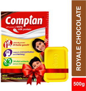 COMPLAN Nutrition Drink Powder for Children, Royale Chocolate Carton with Tiffin Box Price in ...