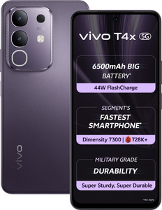 vivo T4x 5G ( 256 GB Storage, 8 GB RAM ) Online at Best Price On Flipkart.com