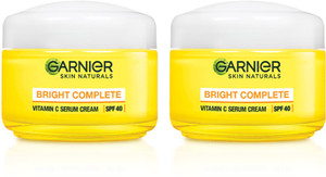 GARNIER Bright Complete Serum Cream SPF 40 45g (Pack of 2) Price in India - Buy GARNIER Bright ...