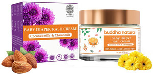 buddha natural Baby Diaper Rash Cream - Ayush Certified - Reduce Rashes Give Softer Gentle Skin ...