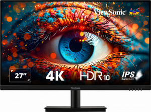 ViewSonic 27 Inch 4K Ultra HD IPS Panel With HDR10 10 Bit Color Depth