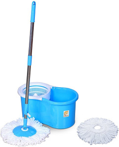 Esquire Esquire Elegant 360° Spin Mop Bucket Set with Additional Refill - Blue Mop Set Price in ...