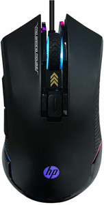 HP G360 / Ergonomic Design,6 buttons, RGB and LED lighting, upto 6200 DPI Wired Ambidextrous ...