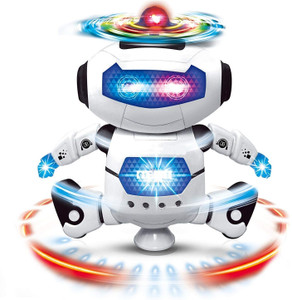 Ridhimani 360 Degree Rotating Dancing Walking Robot | Dance Robot Electronic Musical Toy - 360 ...