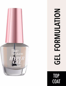 BLUE HEAVEN HYPERGEL NAIL PAINT - TOP COAT TRANSPARENT - Price in India, Buy BLUE HEAVEN ...