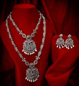 nilkanth creation Alloy Silver Silver Jewellery Set Price in India - Buy nilkanth creation Alloy ...