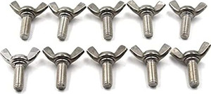Mec Bolt Stainless Steel Wing Bolt Set M8x15 Hand Twist Screw Butterfly Screw Sets 10PCS Price ...