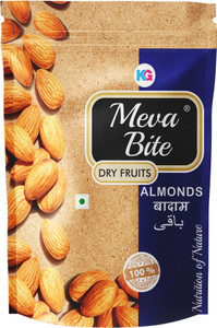 MEVABITE California Almond 100% Pure & Organic Tasty Badam 200g Zipper Almonds Price in India ...
