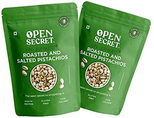OPEN SECRET Roasted & Salted Pistachios Pack of 2| Pista Dry Fruit Pistachios Price in India ...