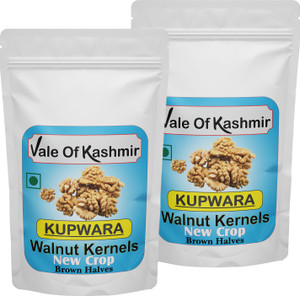 vale of kashmir Kupwara Walnut Kernels, Brown Halves, New Crop , Organic Akhrot Giri Magaz ...