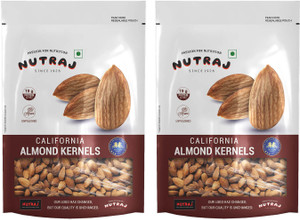 Nutraj Premium Quality Badam Giri, 100% Pure California Almonds 400g (2 x 200g) Almonds Price in ...