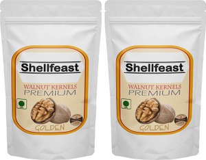 Shellfeast Walnut Kernels PREMIUM Golden, Natural Organic Walnut Kernels, Akhrot Giri Magaz ...