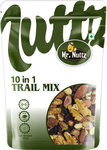 Mr.Nuttz 10 in 1 Trail Mix 200g, Low in Glycemic Index, Low in Added Sugar, Ready to Eat ...