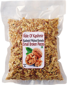 vale of kashmir Walnut Kernels Small Broken Pieces Vacuum Packed , Akhrot Giri Tukda Walnuts ...
