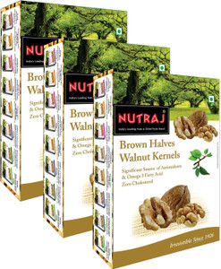 Nutraj Brown Kashmiri Halves Kernels Walnuts Price in India - Buy Nutraj Brown Kashmiri Halves ...
