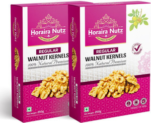 Horaira Nutz Natural & Fresh Sona White Walnut Kernels 500g(250gx2),Kashmiri Akhrot giri 500g ...